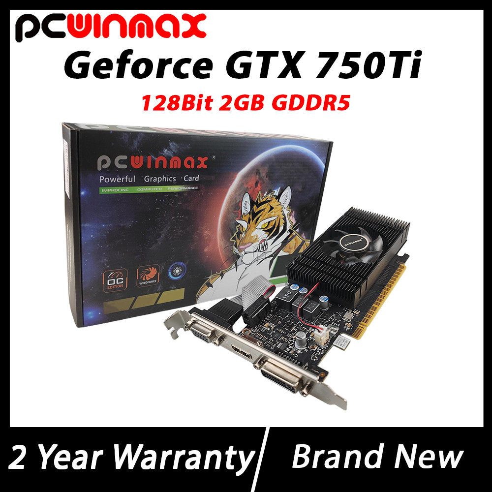 Jual PCWINMAX New Geforce GTX 750 Ti Low Profile VGA Graphics Card 2GB ...