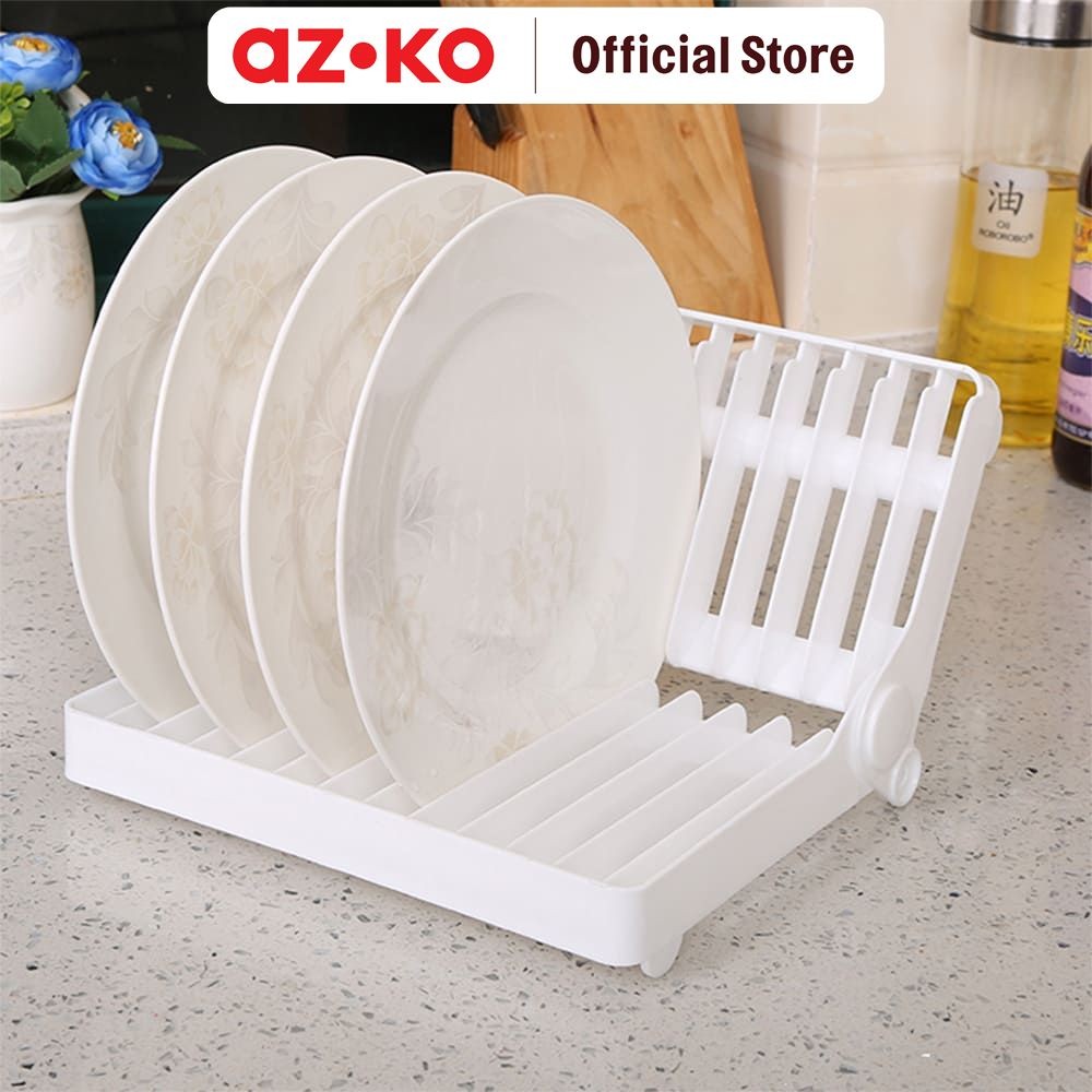 Jual AZKO Stora Rak Piring Mini Folded - Putih Dish Rack Tempat ...