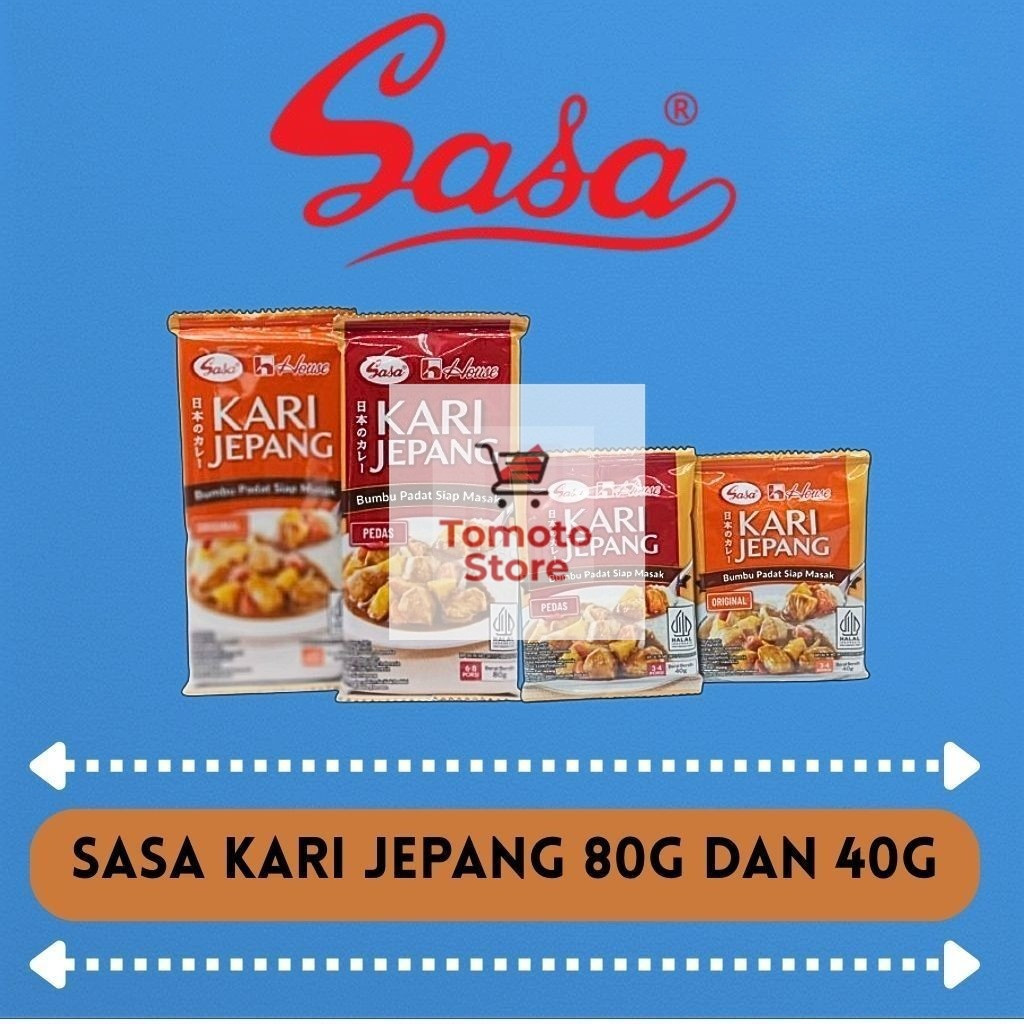 Jual TOMOTOSTORE SASA Kari Jepang Bumbu Padat Siap Masak Original | Pedas 40 gr | 80 gr | Shopee ...