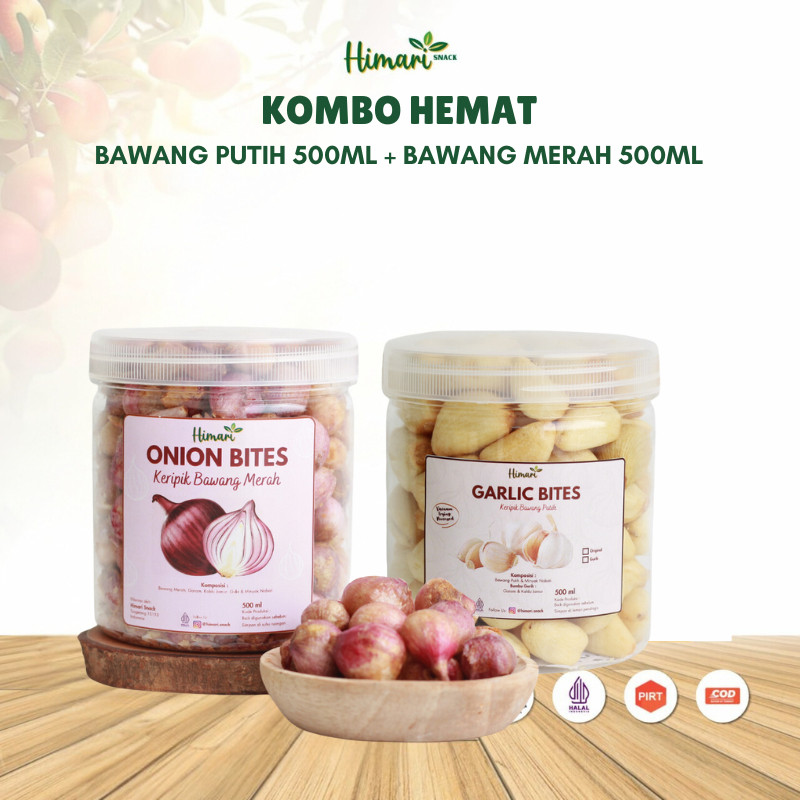 Jual Paket Keripik Bawang Putih dan Bawang Merah Utuh Kemasan Pouch ...
