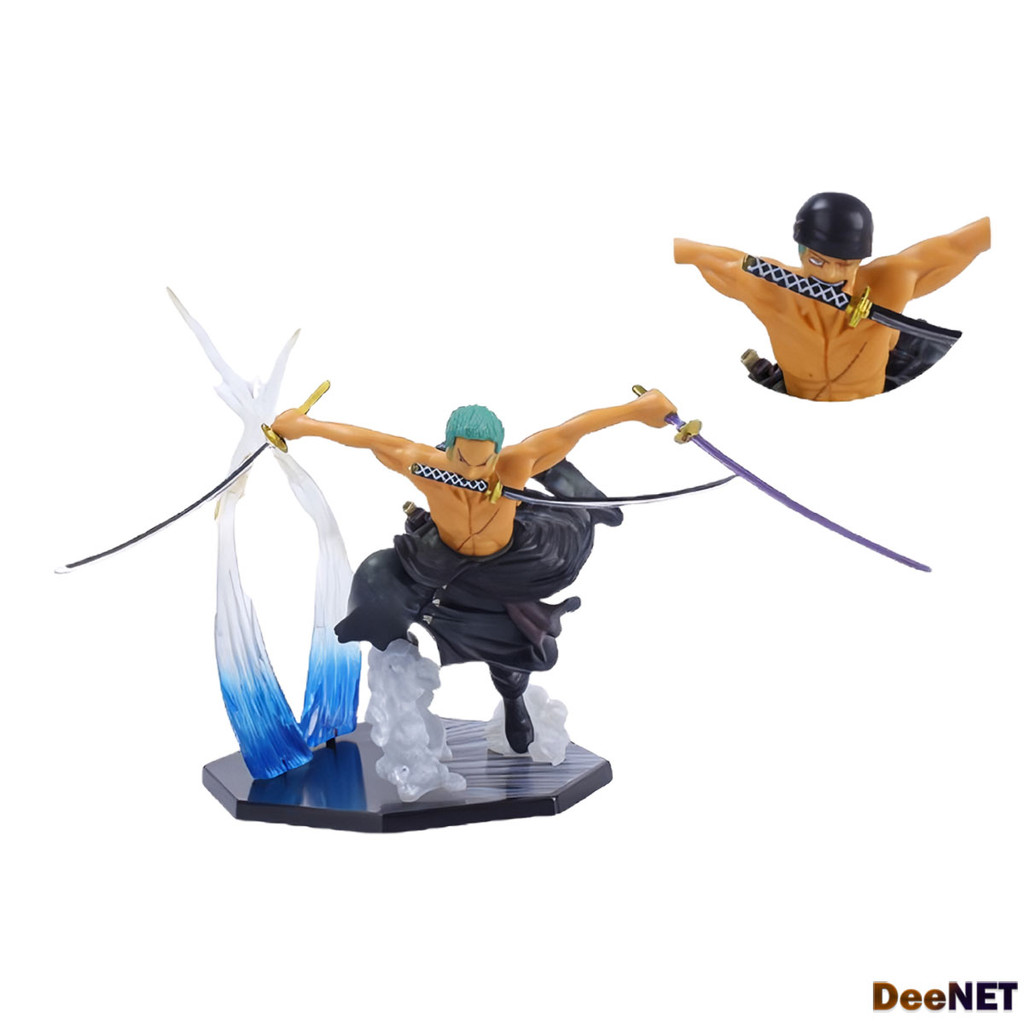 Jual Roronoa Zoro Ghost slash One Piece 15cm Action Figure PVC DE ...