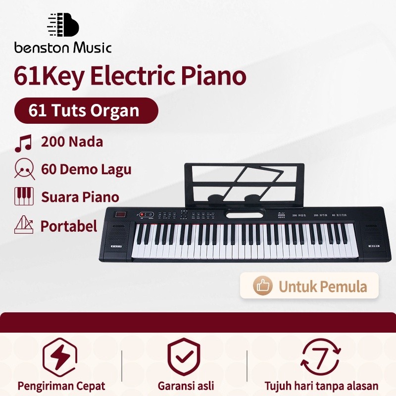 Jual Benston Music- Keyboard Elektrik 61 Tuts ,Keyboard Untuk Pemula ...