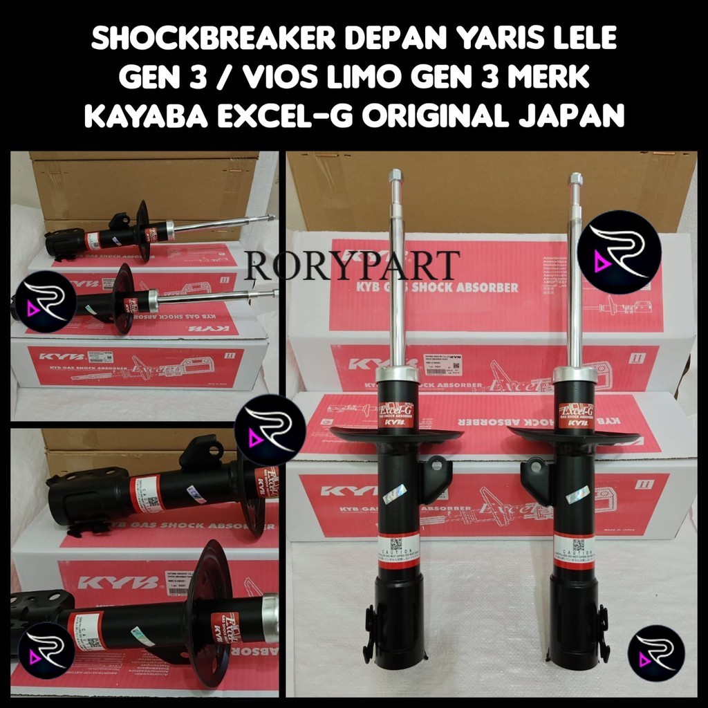 Jual SHOCKBREAKER SHOCK DEPAN VIOS YARIS GEN 1 MERK KAYABA EXCEL-G ORIGINAL JAPAN | Shopee Indonesia