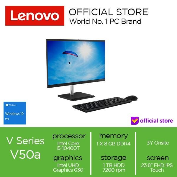 Jual Lenovo V50a-24IMB AIO Core i5-10400T 8GB 1T HDD | Shopee Indonesia