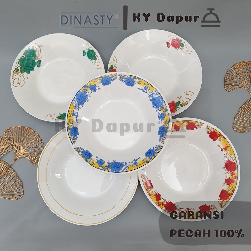 Jual DYNASTY Piring Keramik Makan 8 Inch 20 Cm Piring Cantik Estetik ...