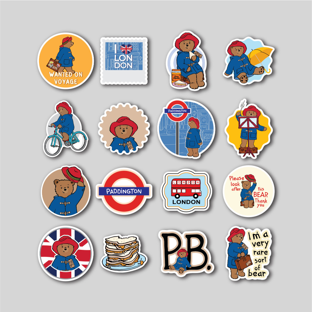 Jual STICKER PACK PADDINGTON BEAR | STICKER TUMBLER | STIKER LAPTOP ...