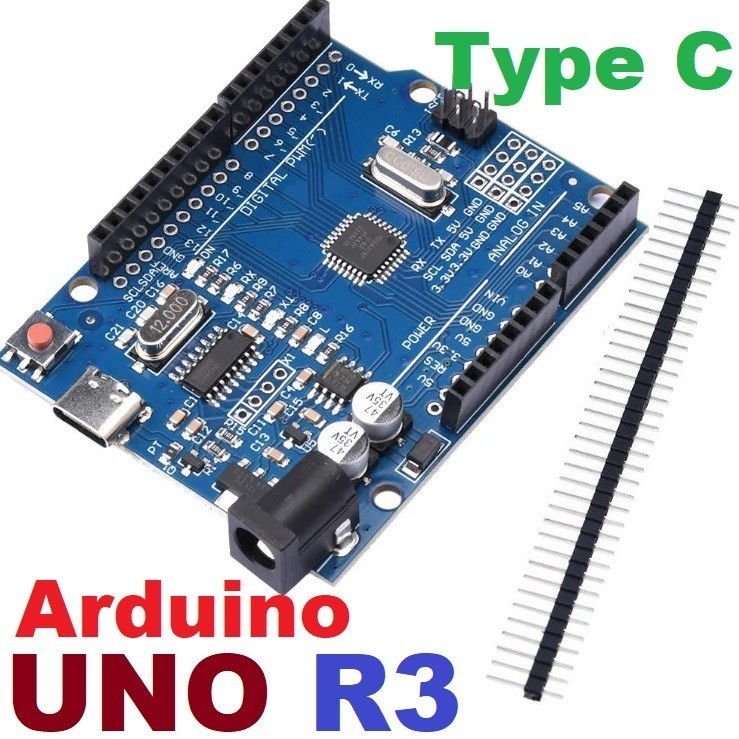 Jual Arduino Uno R3 USB Type-C Atmega328 CH340G Development Board Uno USB-C | Shopee Indonesia