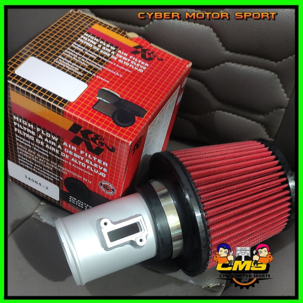 Jual paket Open filter Racing plus Adaptor air flow maf sensor mobil ...