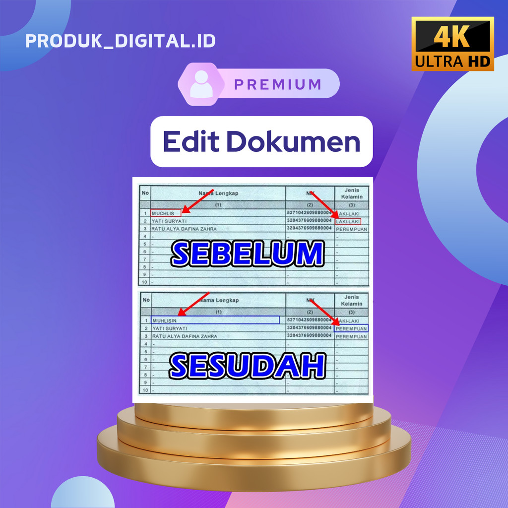 Jual Edit semua foto dokumen, pas foto, realistis, kertas, dll | Shopee Indonesia