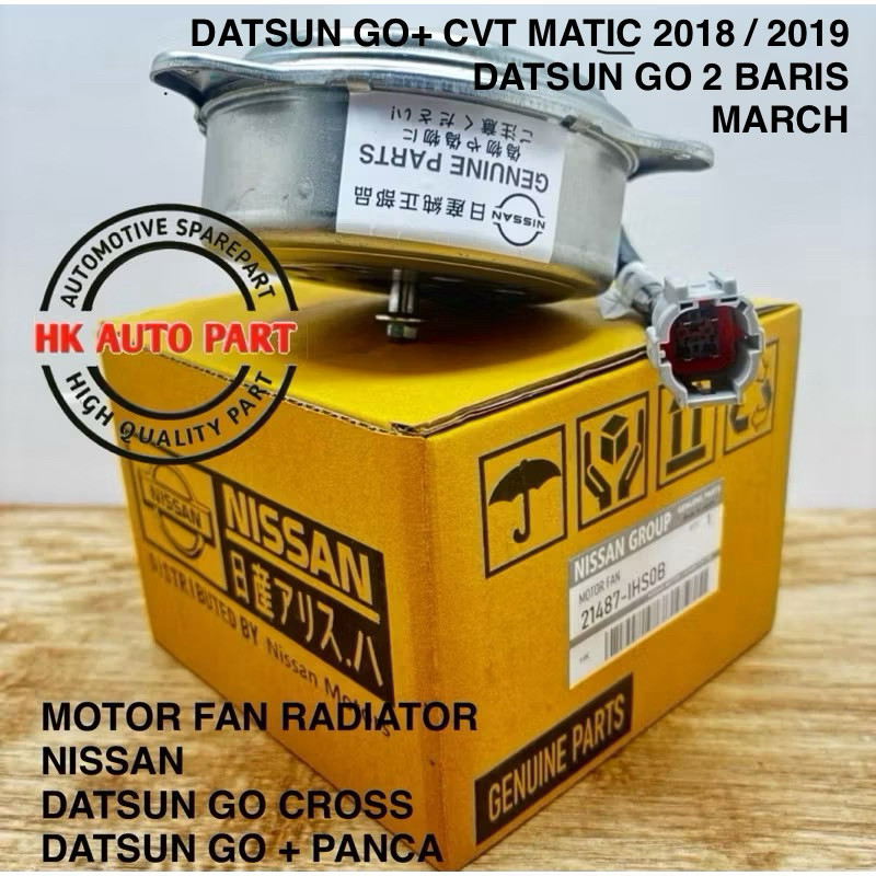 Jual MOTOR FAN RADIATOR DATSUN GO CROSS GO + PANCA / CVT MATIC 2019 ...