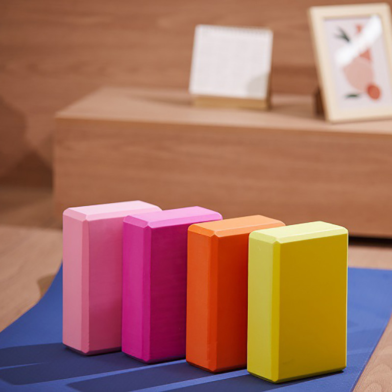 Jual Yoga Building Blocks Cubes Pilates Bricks Reinforcement Mats ...