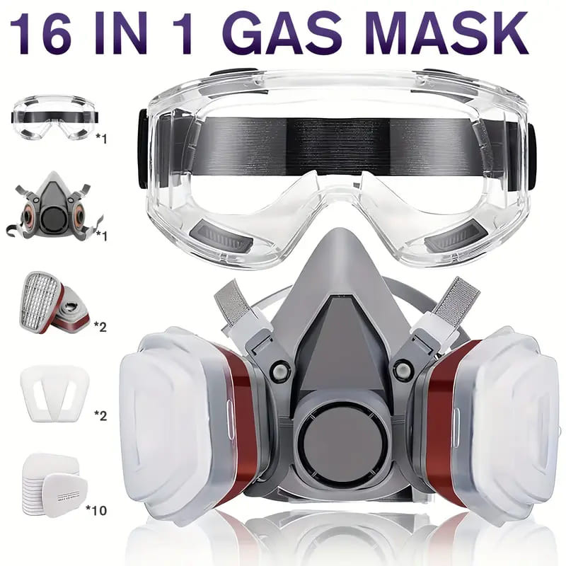 Jual Masker Gas Respirator Industrial Mask Anti Virus Polusi Udara ...