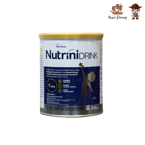 Jual NUTRICIA Nutrinidrink Susu Vanilla Tin - 400gr | Shopee Indonesia