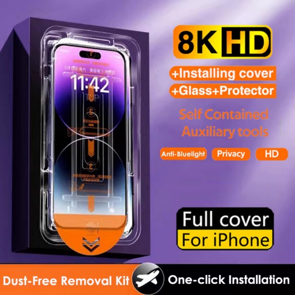 Jual 【COD READY】Climbup.case tempered glass HD tempered film screen ...