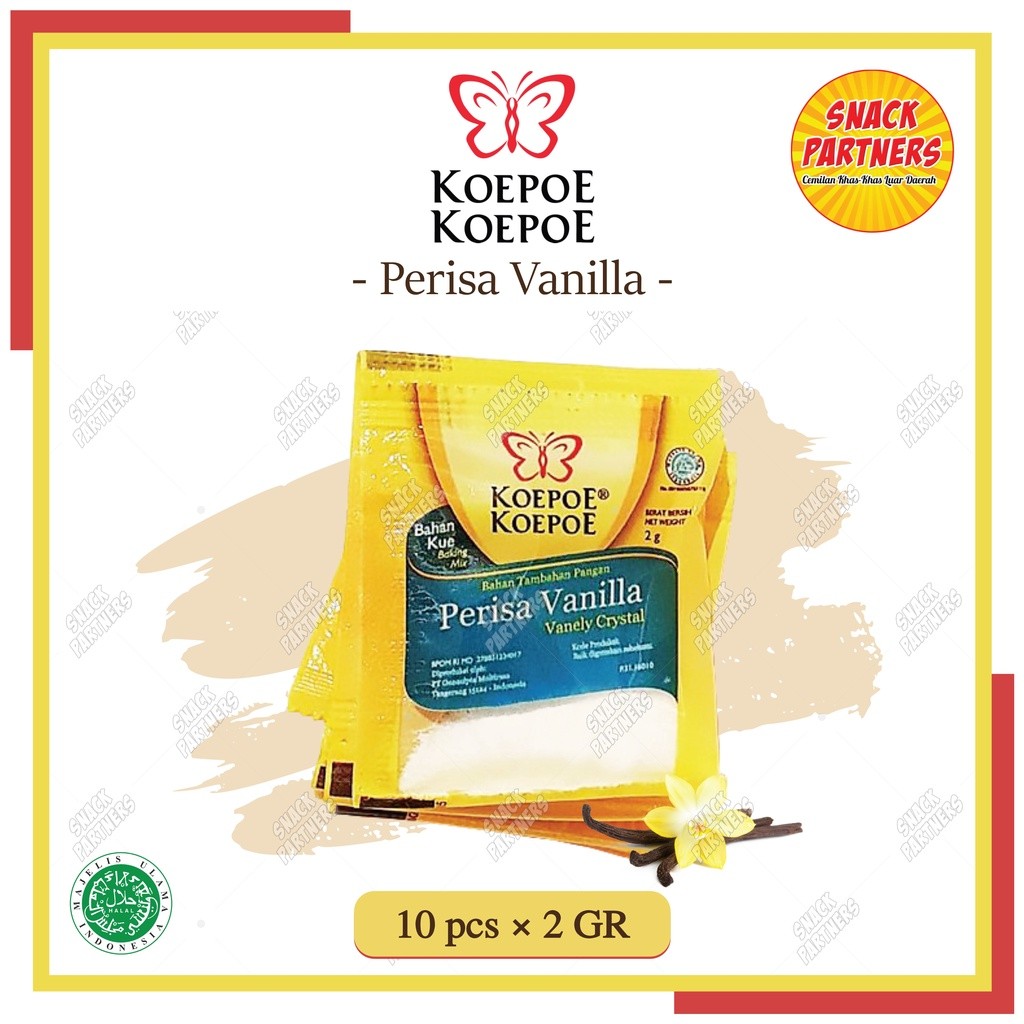 Jual Perisa Vanilla KOEPOE KOEPOE Sachet (10 PCS x 2 GR) - Bubuk ...