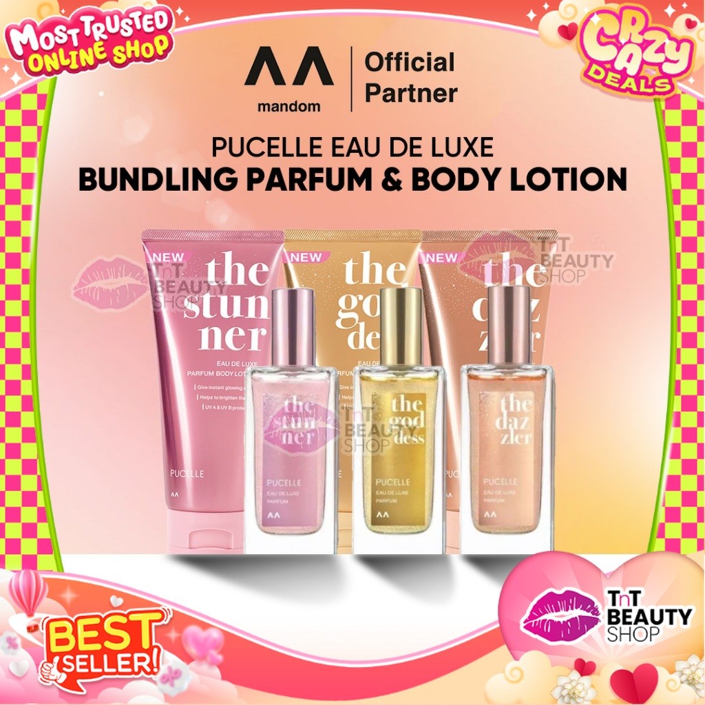 Jual {BUNDLING} Pucelle Eau De Luxe Parfum 50ml & Pucelle EDL Parfum ...