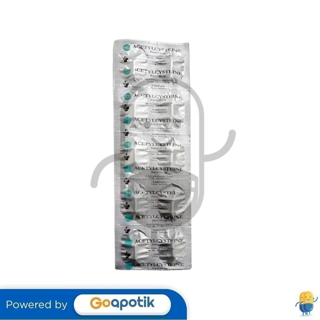 Jual Acetylcysteine Yarindo 200 Mg Strip 10 Kapsul | Shopee Indonesia