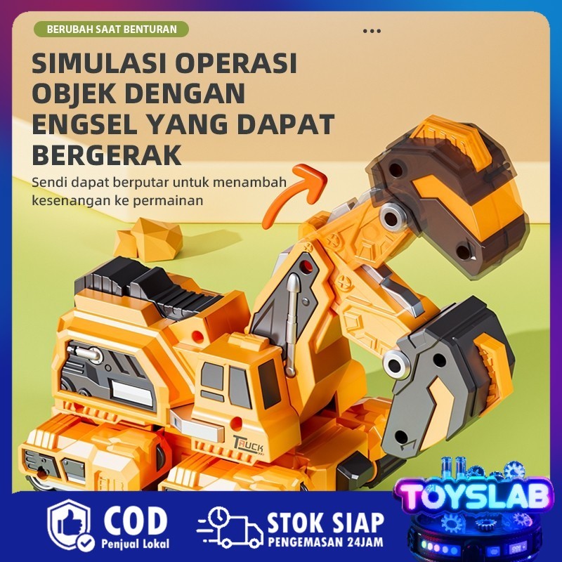 Jual Mainan Mobil Inersia Transformasi Dinosaurus Tyrannosaurus untuk ...