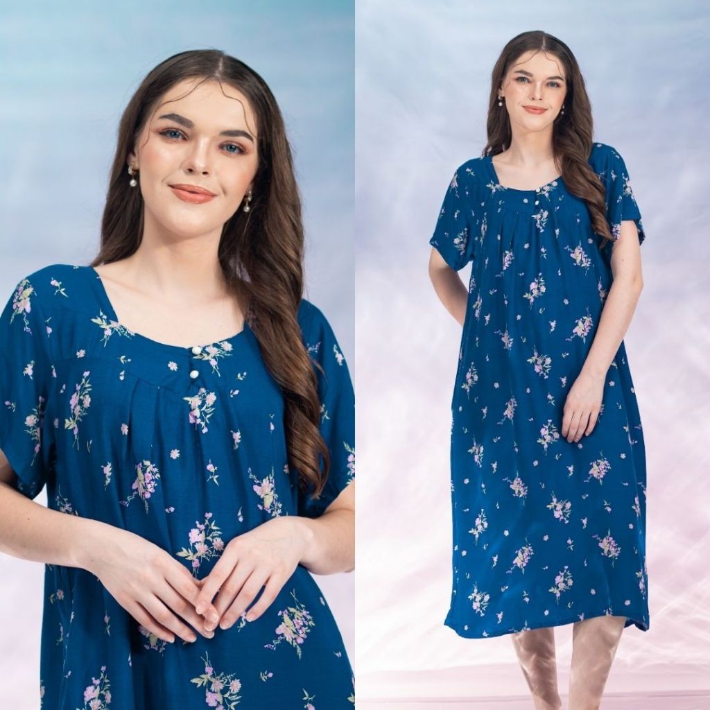 Jual ORIGINAL 100% Oriana Homewear Maxi Dress Daster Delfira Ivanya ...