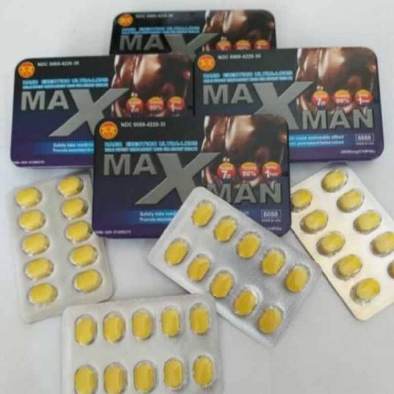 Jual 100% ORIGINAL MAXMAN ORIGINAL OBAT HERBAL KUAT TAHAN LAMA 100% ...