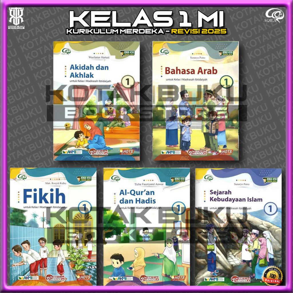 Jual Buku Kelas 1 MI Kurikulum Merdeka / Madrasah Ibtidaiyah/ KMA 450 | Shopee Indonesia