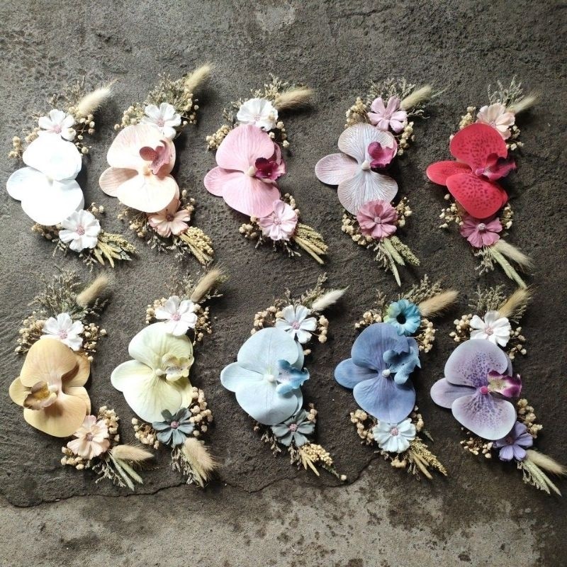 Jual Rangkaian Bunga Anggrek latex rangkaian bunga mahar bunga hiasan ...