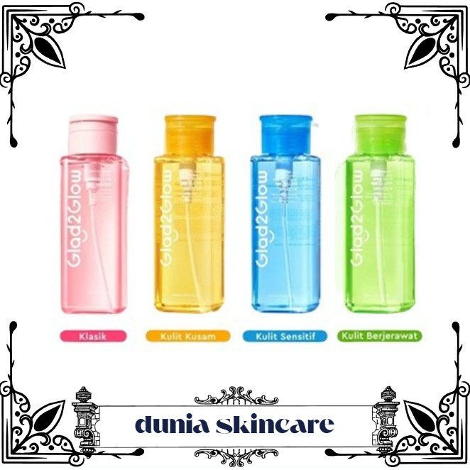 Jual GLAD2GLOW Micellar Water 130 ml | Shopee Indonesia