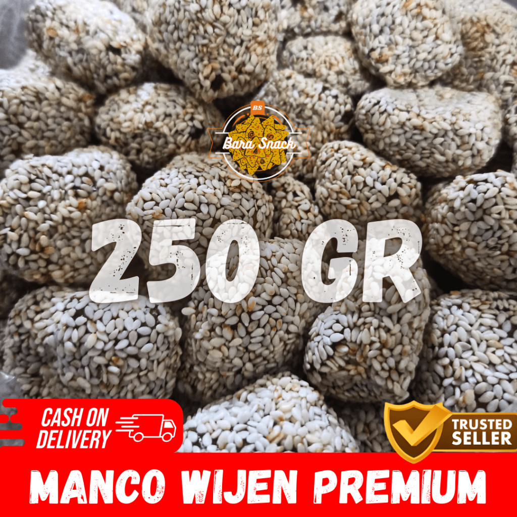 Jual [ 250gr ] Kue Manco Wijen Asli Premium Khas Trenggalek / Camilan ...