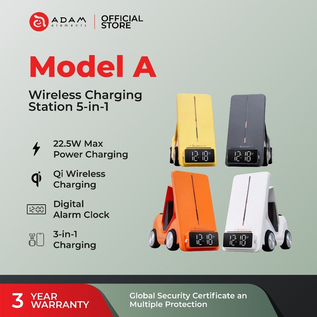 Jual Adam Elements - Model A Wireless Charging Station 5 in 1 | Shopee ...