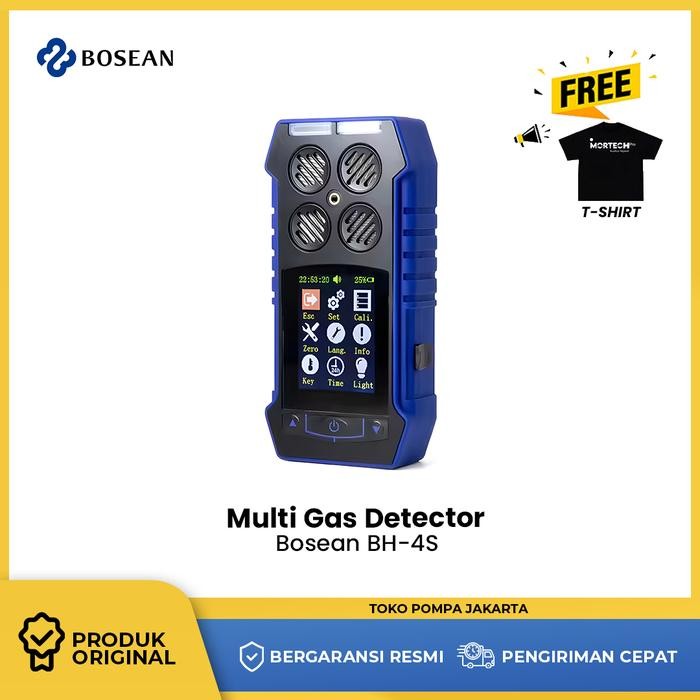 Jual Bosean BH-4S Gas Detector 4 in 1 H2S LEL O2 CO Monitor BH4S Hydrogen | Shopee Indonesia