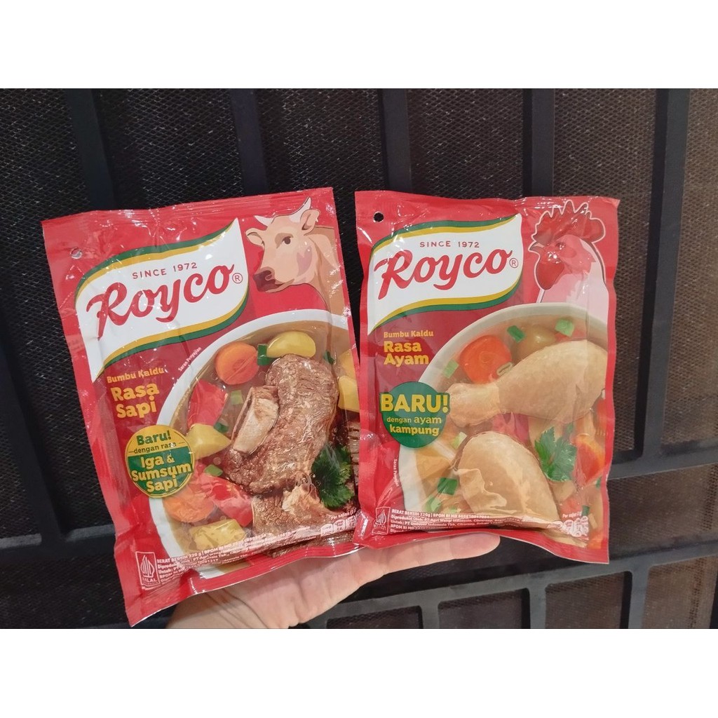 Jual Royco Bumbu Kaldu Rasa Ayam Sapi 220 gram | Shopee Indonesia