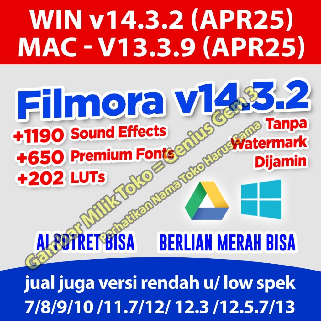Jual Filmora 14 13 12 WIN /MAC FULL | Shopee Indonesia