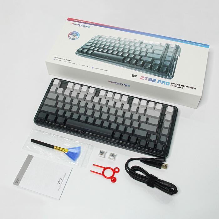 Jual FURYCUBE ZT82 Keyboard Mekanik 82 Tombol RGB 5-pin & 3-pin Hot ...