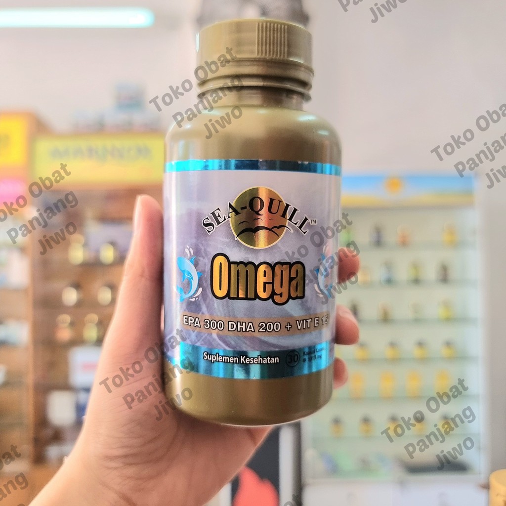 Jual Sea Quill Omega EPA 300 DHA 200 + VIT E 15 30 Softgels | Shopee ...