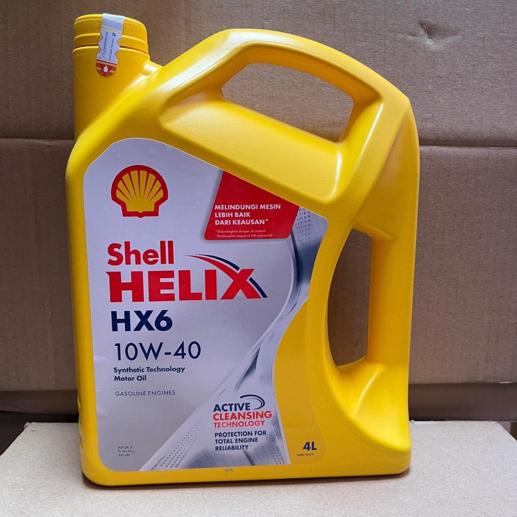 Jual OLI MOBIL SHELL HELIX HX6 10W40 MOBIL BENSIN GASOLINE TERLARIS ...