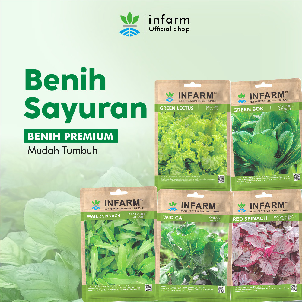 Jual INFARM - Benih Bibit Lengkap Benih Unggul Sayur Kangkung Terong ...