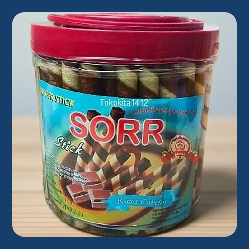 Jual 1 Toples Astor Sor biru wafer stik coklat(sor biru) | Shopee Indonesia
