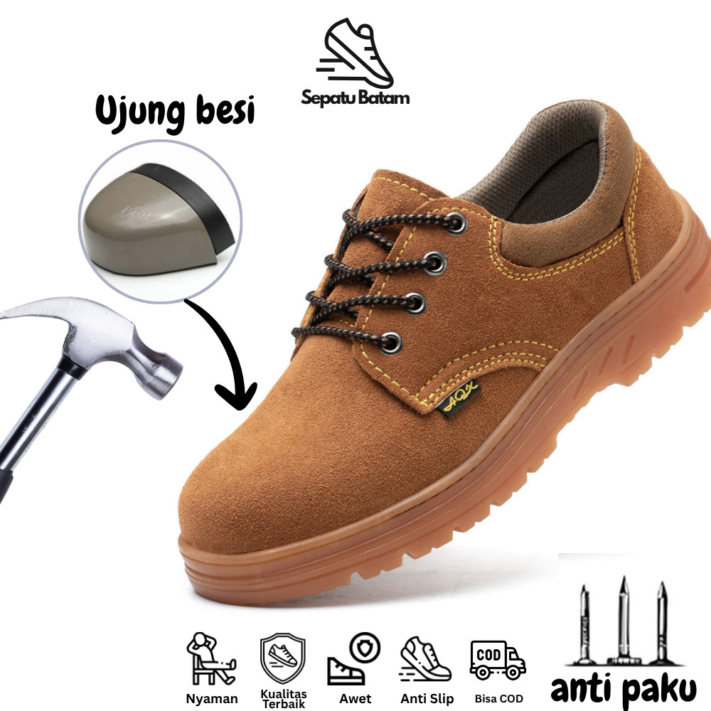 Jual Sepatu Batam SF002 Sepatu Safety batam sepatu safety shoes pria ...