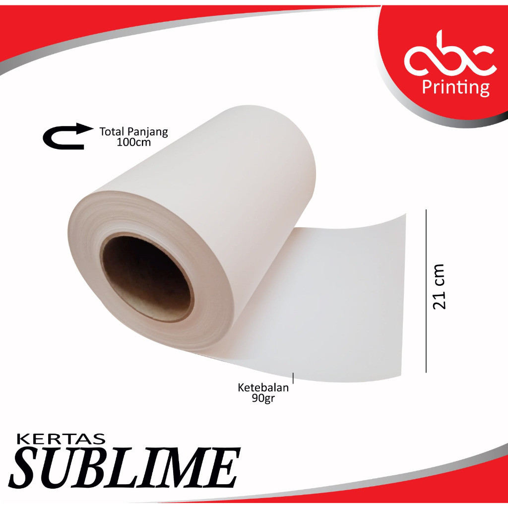 Jual Kertas Roll Sublimasi Sublim Sublimation untuk Printer Epson ...
