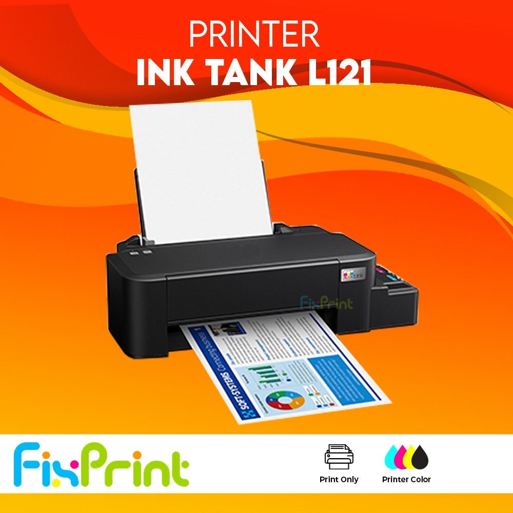 Jual Printer Epson L121 A4 Ink Tank Printer Epson L121 L 121 l121 Infus System Garansi Resmi ...