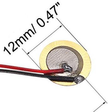 Jual 12mm Piezo + Kabel Electric Buzzer Sensor Drum Elektrik Piezzo | Shopee Indonesia