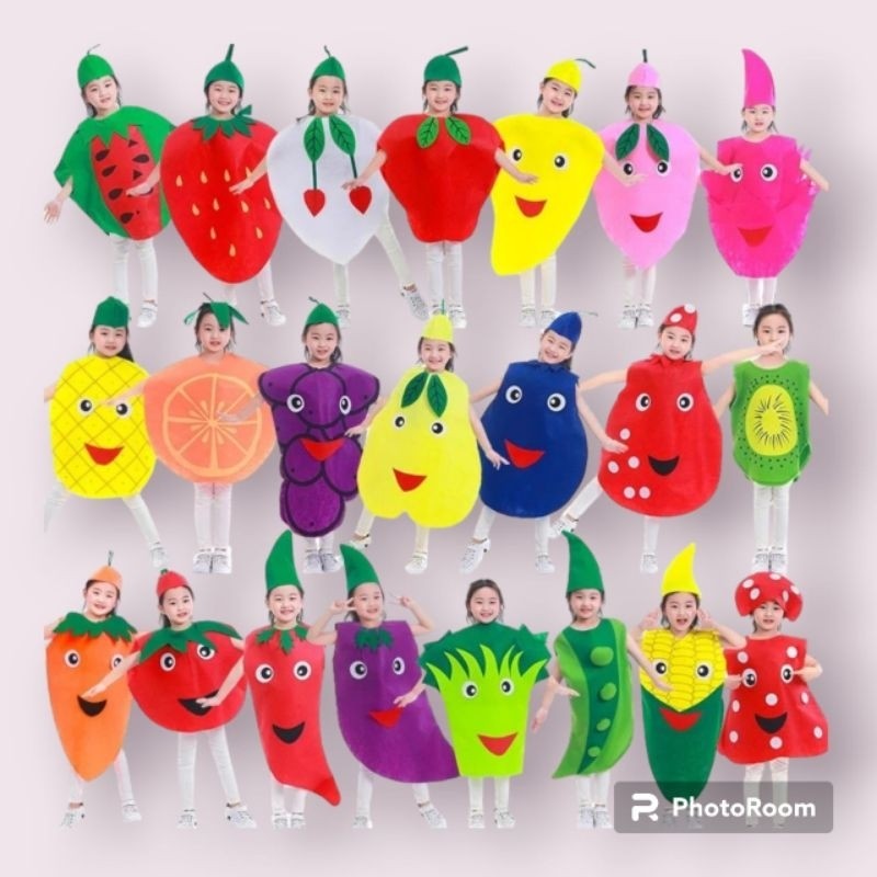 Jual DISKON !!! kostum buah dan sayur / kostum karnaval / baju karnaval ...
