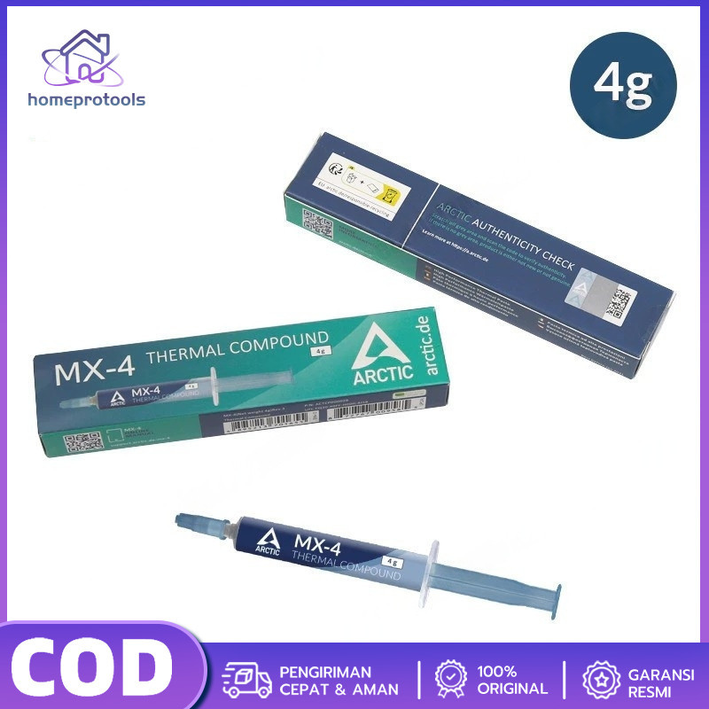 Jual THERMAL GREASE PASTA COMPOUND ARCTIC MX-4 MX4 ORIGINAL CPU PROCESSOR | Shopee Indonesia