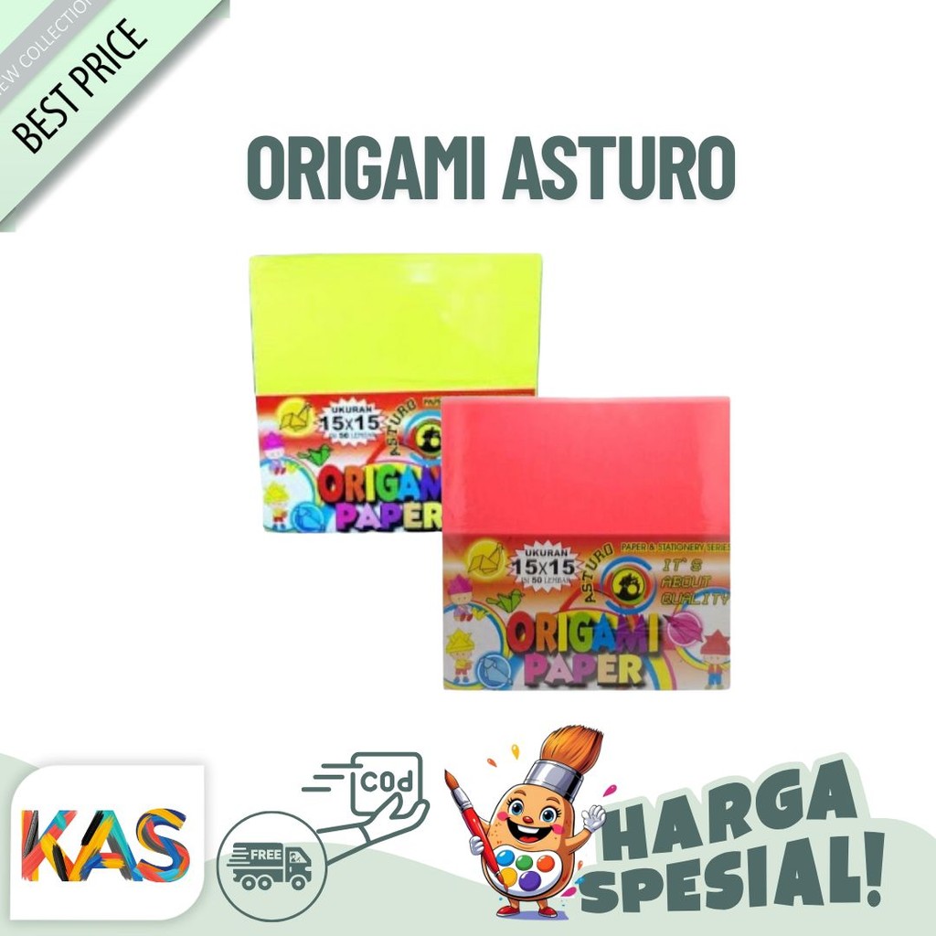 Jual Kertas Lipat/ Origami Asturo ukuran 12x12cm -Satuan | Shopee Indonesia