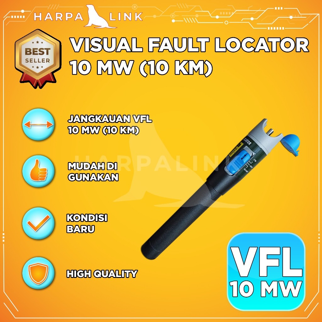 Jual Visual Fault Locator 10mW / VFL Laser Senter Fiber Optic 10KM ...