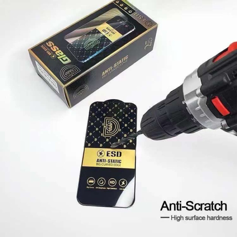 Jual Tempered Glass ESD Anti Static Premium Bahan Tebal 0.4mm SAMSUNG GALAXY M10 / M10S / M11 ...