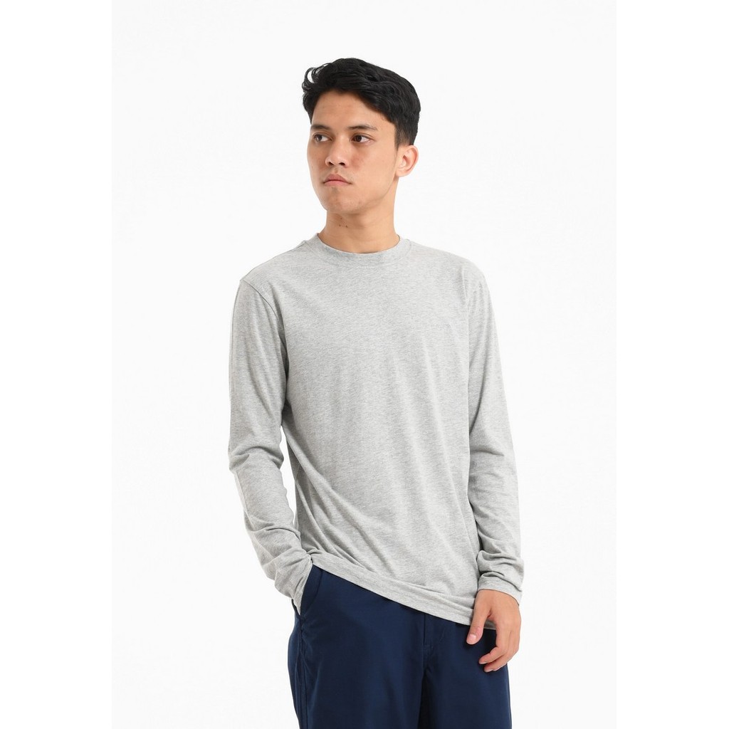 Jual Greenlight Men's T-Shirt Long Sleeve Regular Fit Basic Hayden ...