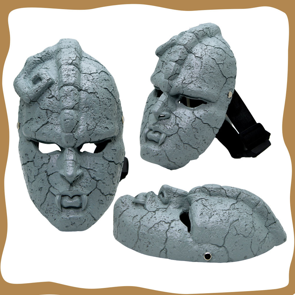 Jual Horror Phantom Blood Stone Mask Headwear Anime JoJo Cosplay ...