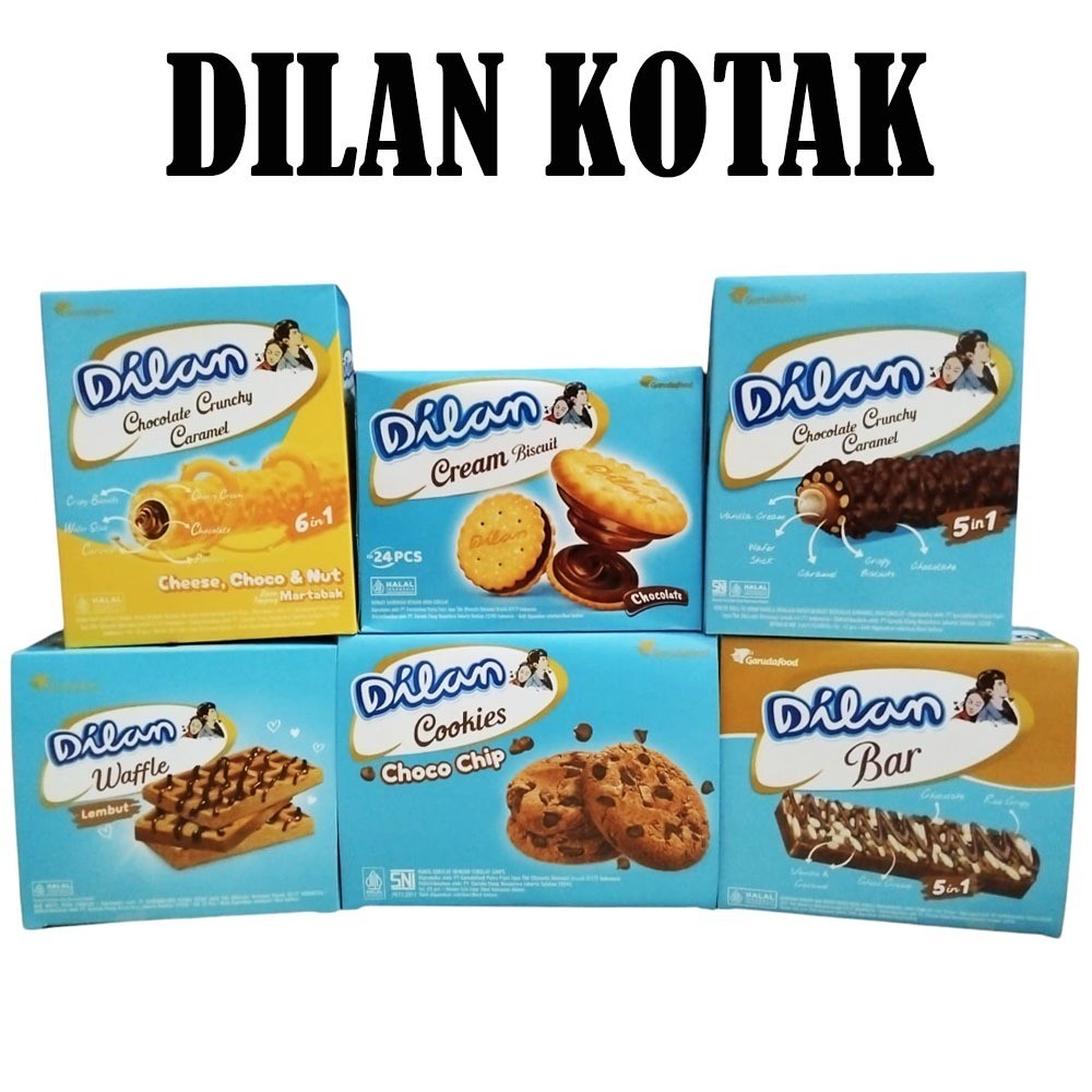 Jual DILAN WAFFLE / BAR / CHOCOLATE CRUNCHY CARAMEL / COOKIES / CREAM ...
