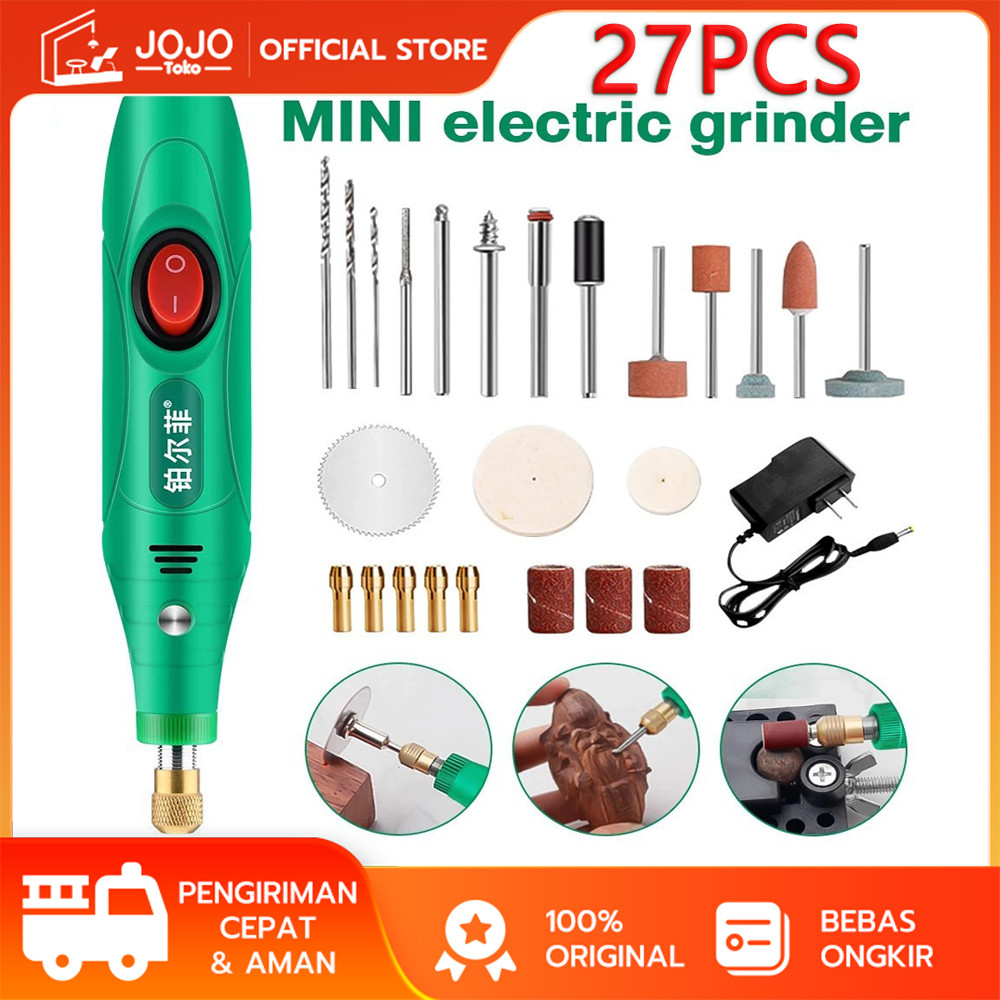 Jual Bor Mini 12V DC 15000 RPM Mini Drill Electric Engraver Grinder ...